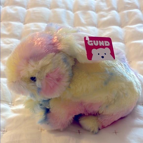 Gund | Toys | Gund Multicolor Plush Bunny | Poshmark